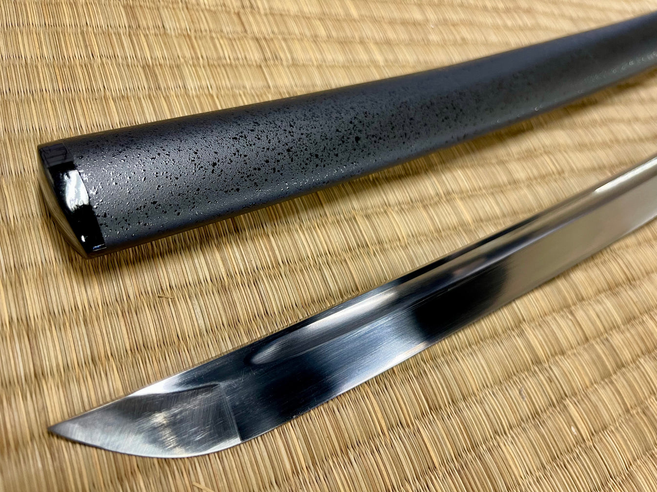 Moritaka Katana- Vortex Black Gale - Spring Steel 9260 – RVA Katana