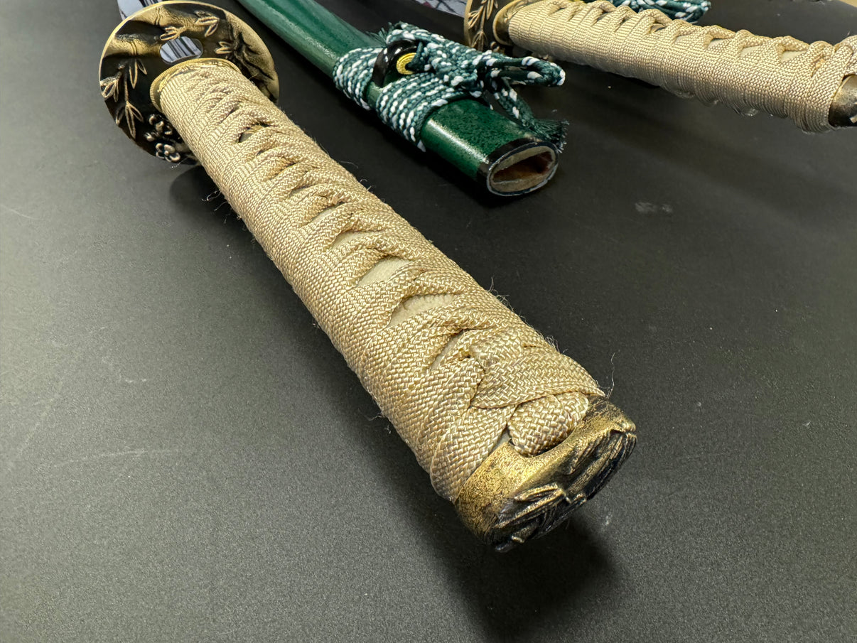 Phoenix Arms 3-Sword Set - Jade Bamboo Naginata Naoshi T10 – RVA Katana