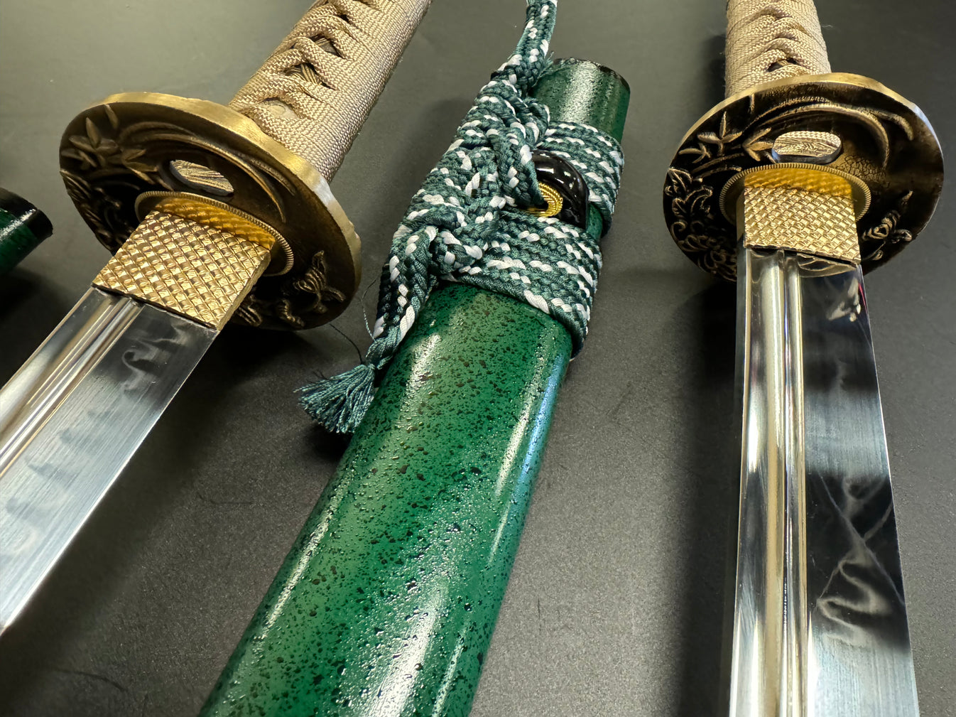 Phoenix Armory 3-Sword Set - Jade Bamboo Naginata Naoshi - Clay-Temper – RVA Katana