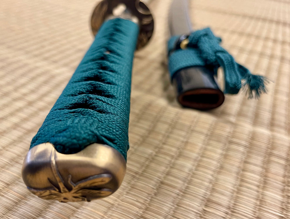 Moritaka Katana - Jade Dragonfly Razor - T10 Differentially Hardened/H ...