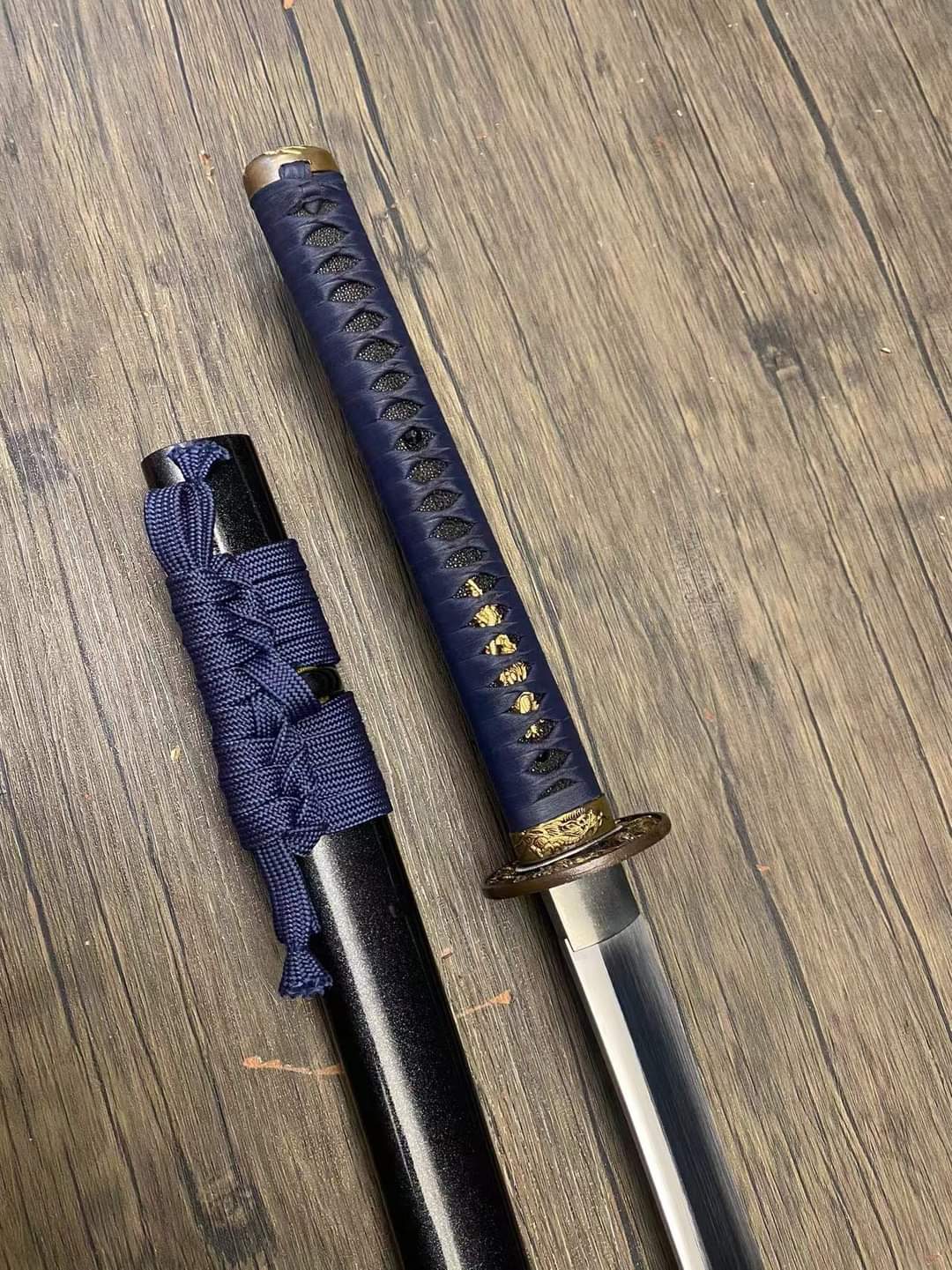 Katana - Tidal Dragon - s5 Shock Steel – RVA Katana