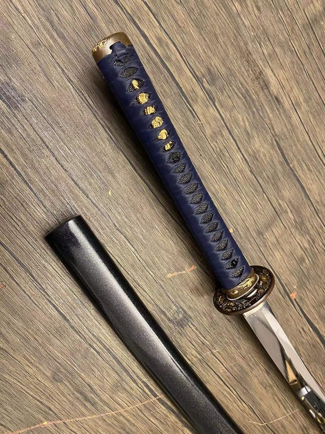 Katana - Tidal Dragon - s5 Shock Steel – RVA Katana