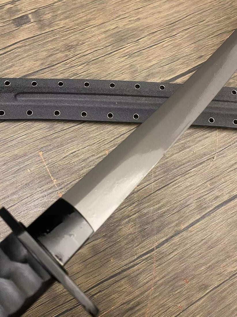 Cloudhammer Tactical Katana - Assab88 with black titanium coating – RVA Katana