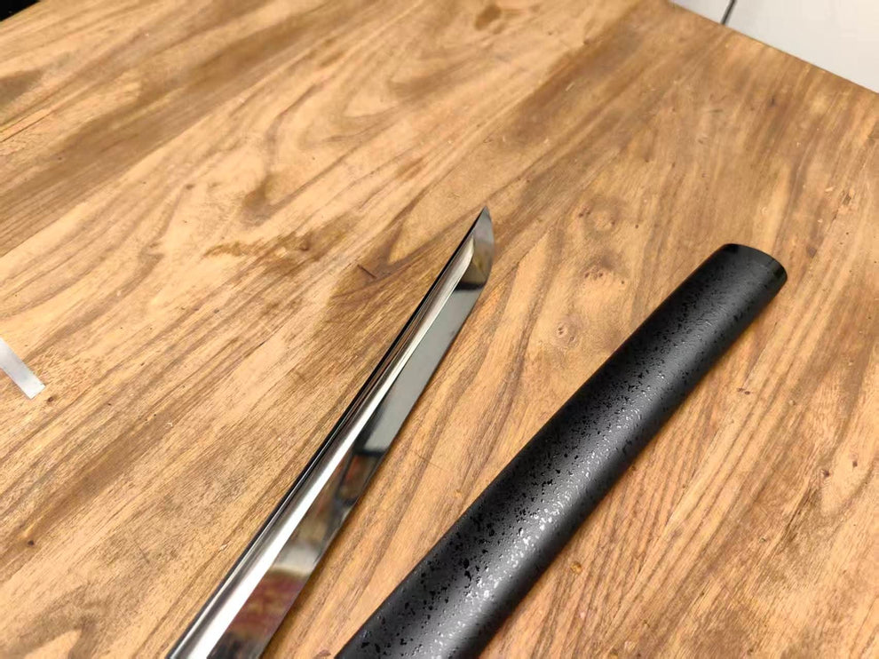 Cloudhammer Ice Kiku Katana - s5e with bohi – RVA Katana