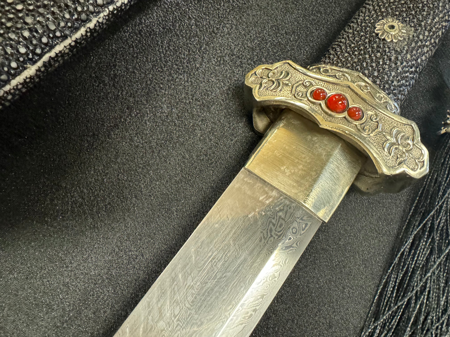 Cloudhammer Functional Damascus Tang Dao – RVA Katana