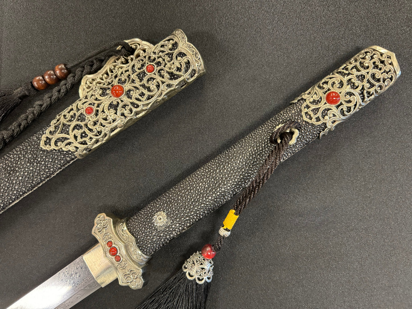 Cloudhammer Functional Damascus Tang Dao – RVA Katana