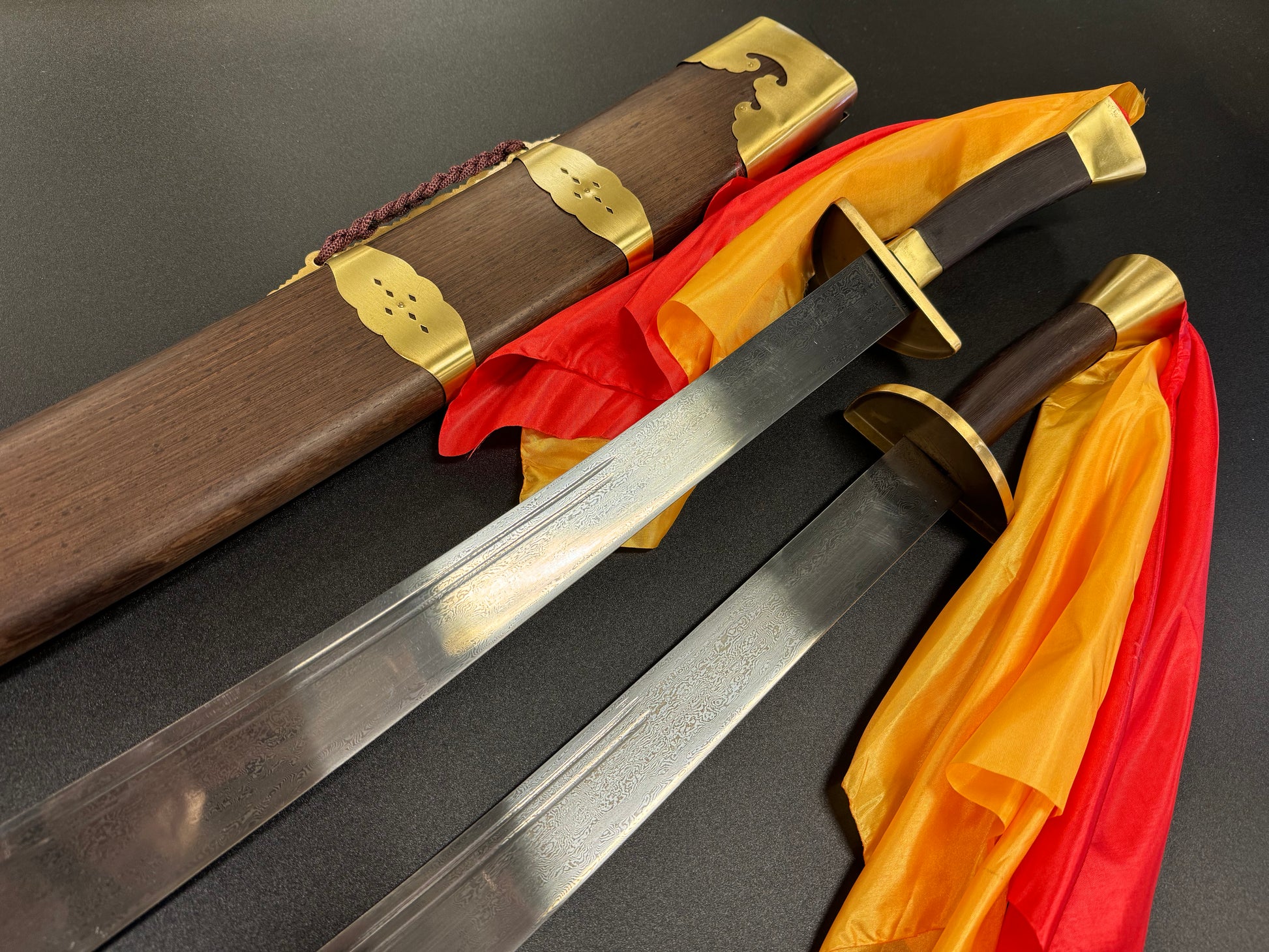Phoenix Arms Zuko Paired Damascus Oxtail Dao – RVA Katana