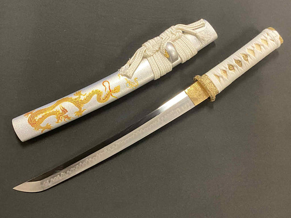 Phoenix Armory Hamidashi Tanto - Silver Dragon - T10 – RVA Katana