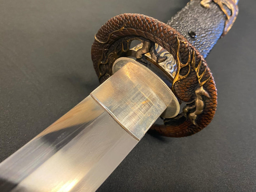 Phoenix Arms Dragon Head Tachi - Sanmai folded steel, clay tempered, 3 – RVA Katana