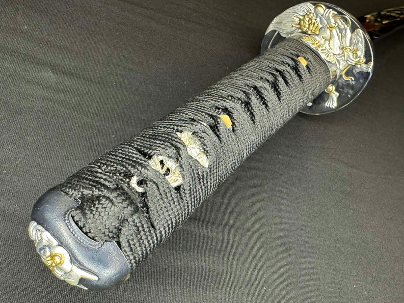 Legacy Steel Dark Oni Iris Reaper Wakizashi - 1095 Clay Tempered shobu ...