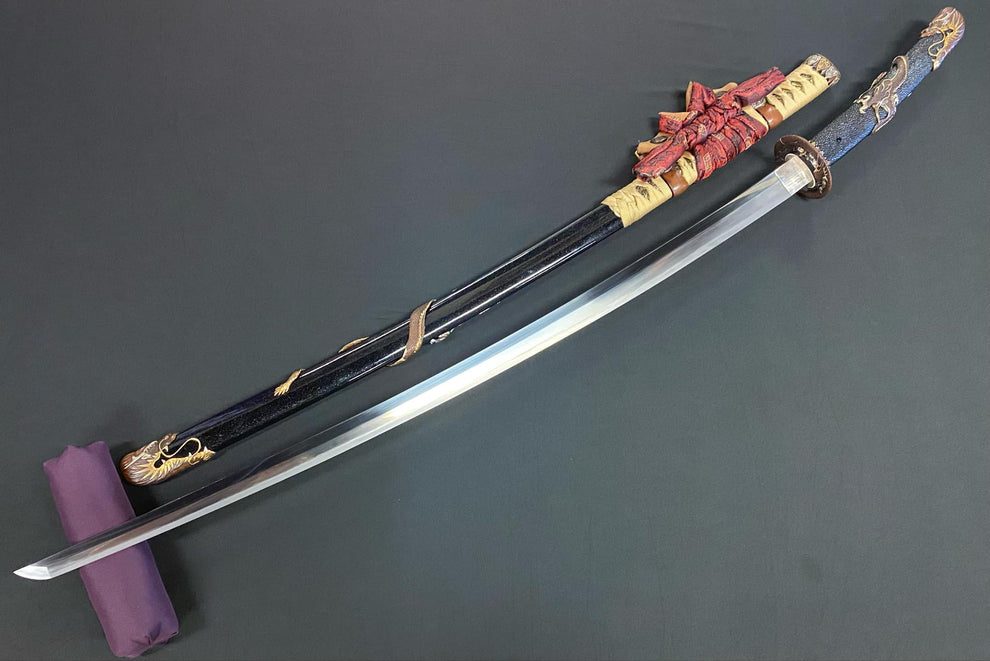 Phoenix Arms Dragon Head Tachi - Sanmai folded steel, clay tempered, 3 – RVA Katana