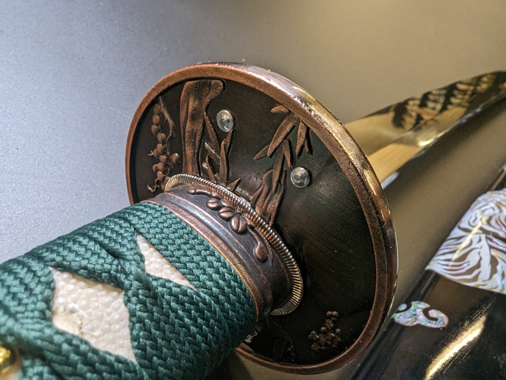 Katana - Sakurado Jade Tiger - 65mn steel – RVA Katana