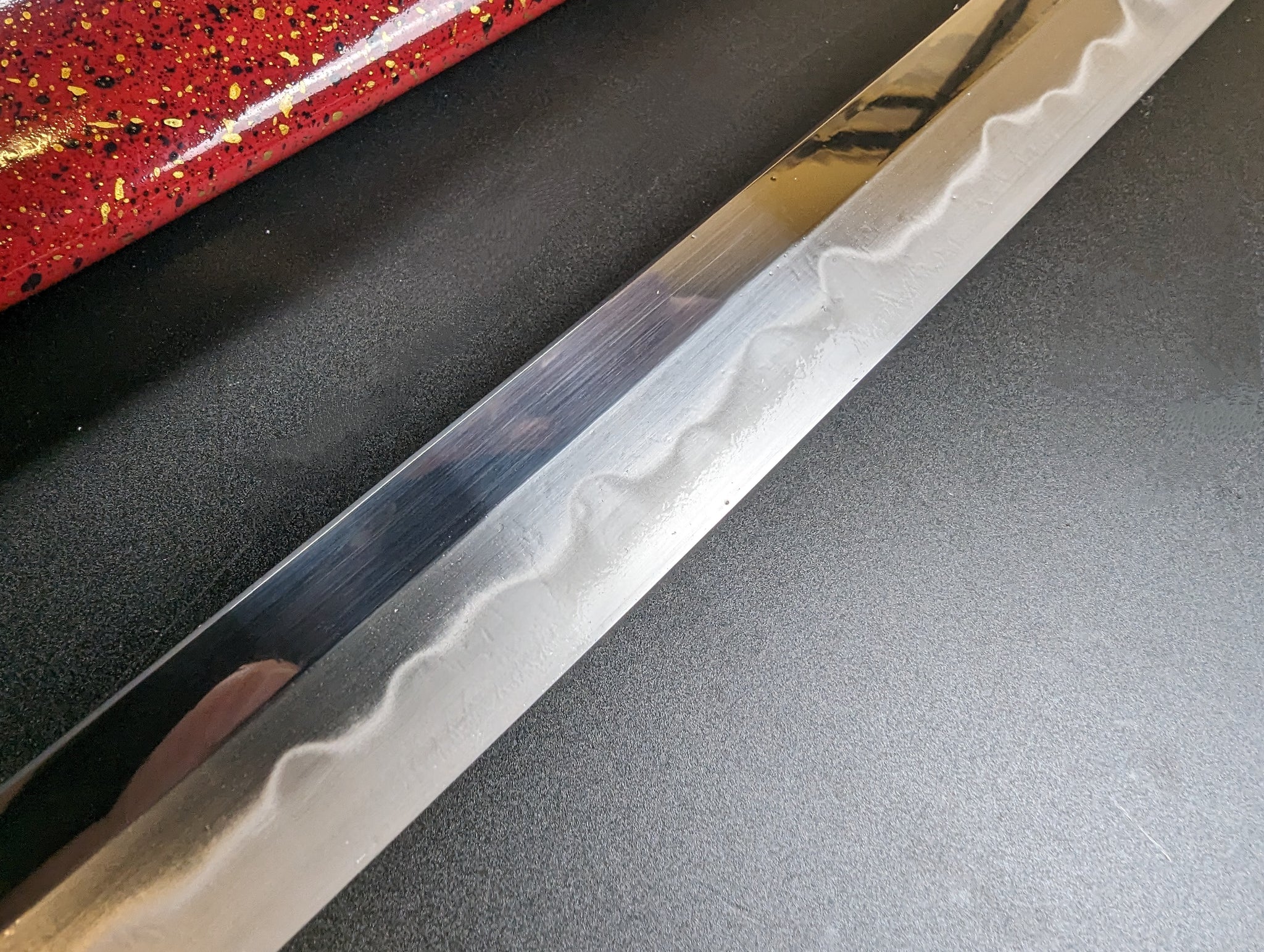 Dragonspring Premier Katana - Red Dragon - T10 Pearskin Finish – RVA Katana