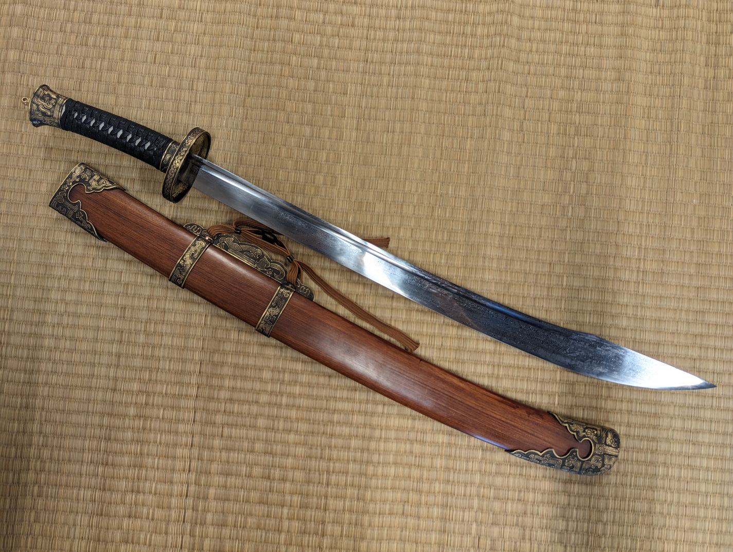 Oxtail Saber- Damascus Steel – RVA Katana