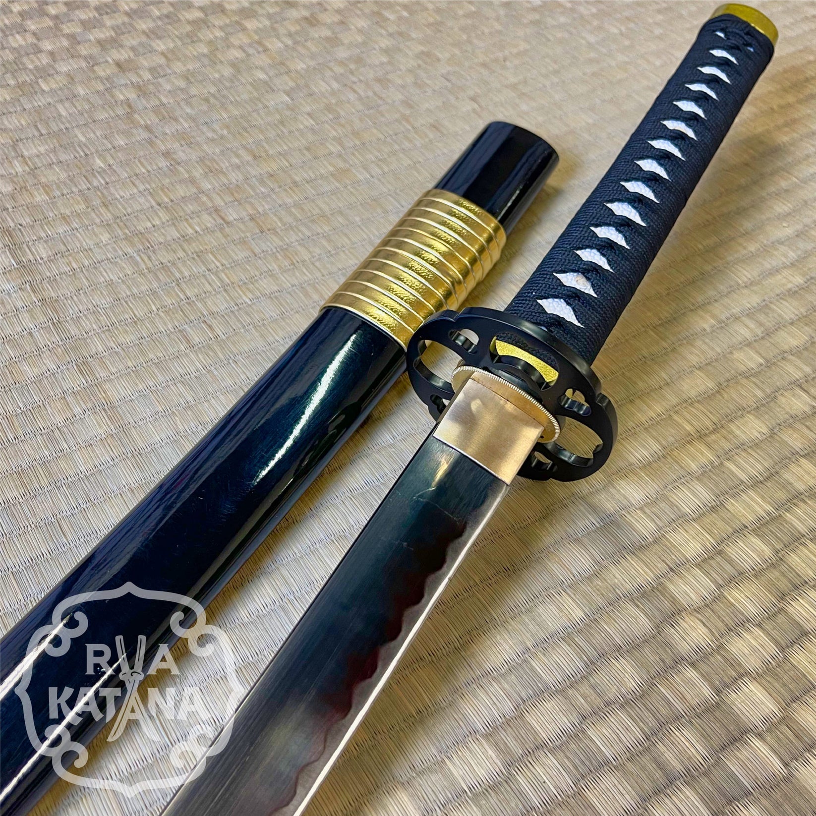 Yami's Demon Slasher Katana Black Clover 1060 Steel – RVA Katana