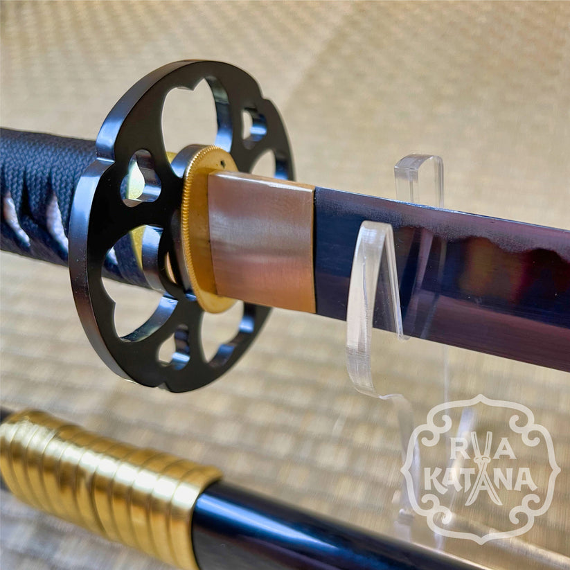 Yami's Demon Slasher Katana Black Clover 1060 Steel – RVA Katana